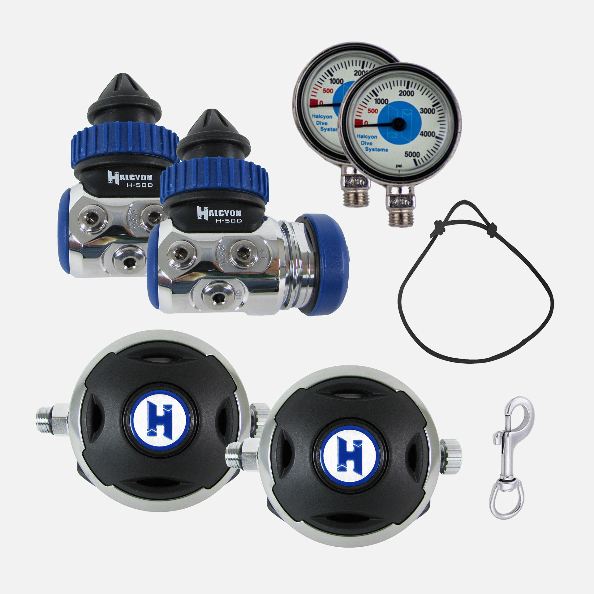 Halcyon Sidemount Regulator Package - Third Dimension Diving